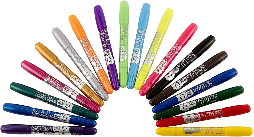 Scribble Paint Sticks - Little Brian