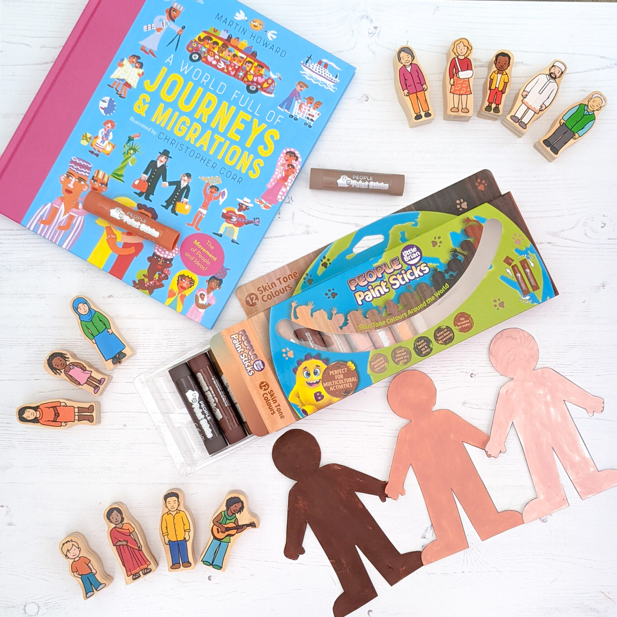 Little Brian People Paint Sticks - Little Brian